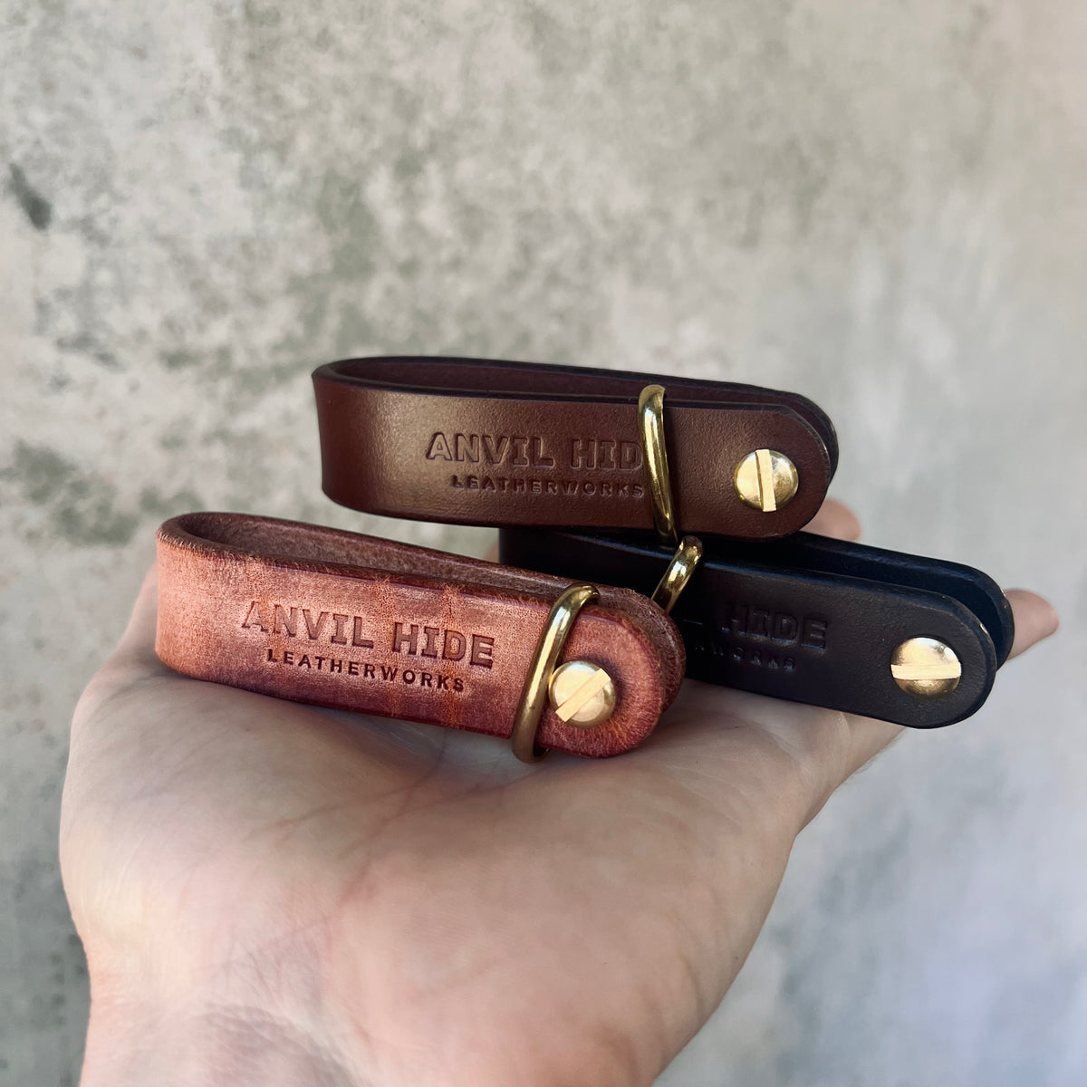 The Key-Tidy | Key Organiser Leather | Black, Brown – Anvil Hide