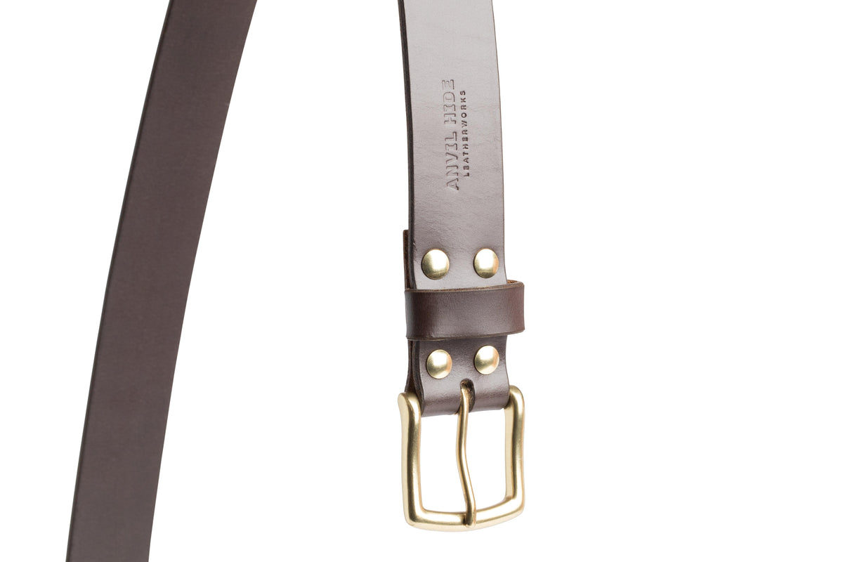 The Everyday Belt | Bridle Leather | 38mm width. – Anvil Hide