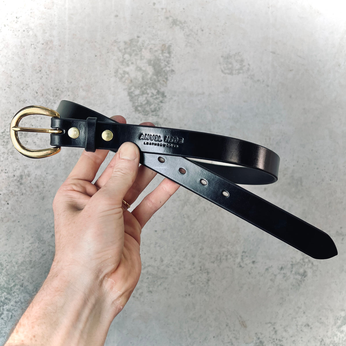The Slim Leather Belt | Everyday Use – Anvil Hide