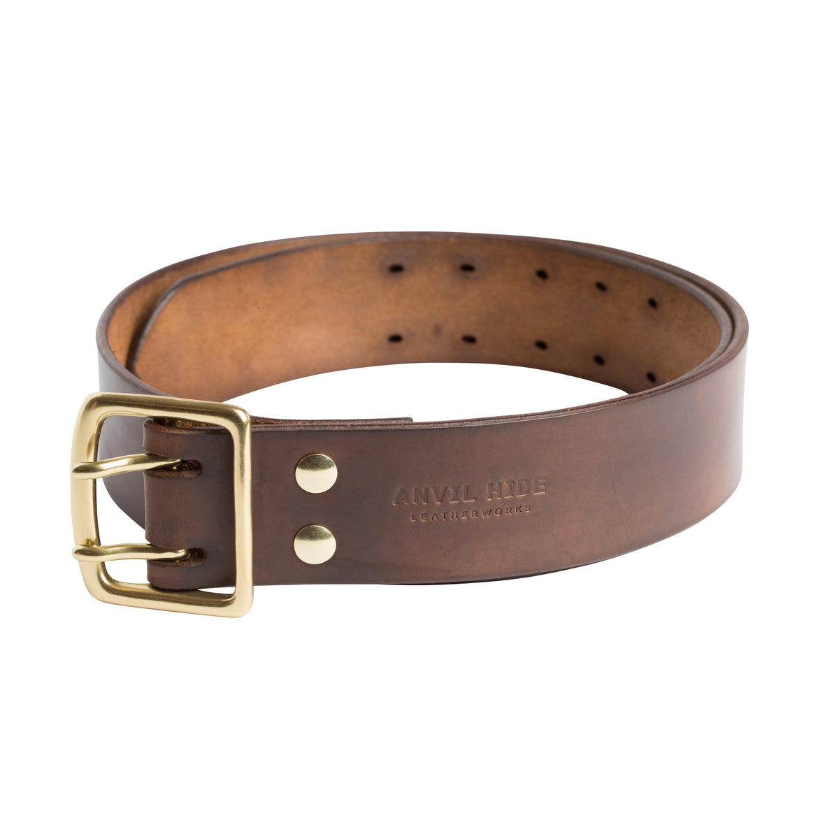 The Wide Belt | Tanned Bridle Wide Leather Belt – Anvil Hide